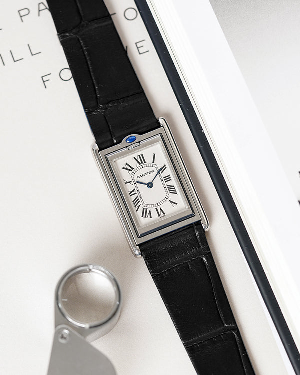 Stitchless Matte Black Square Scale Alligator Watch Strap - Atelier del Sur