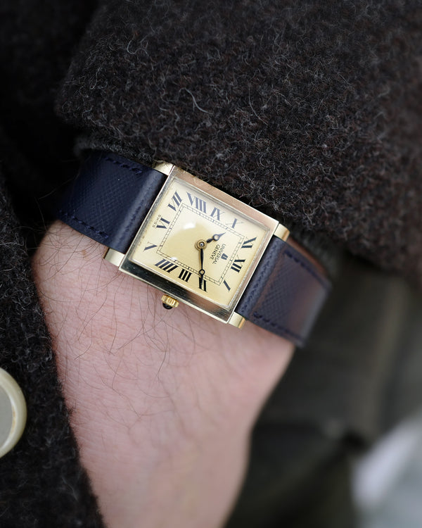 Prussian Blue Saffiano Watch Strap - Atelier del Sur